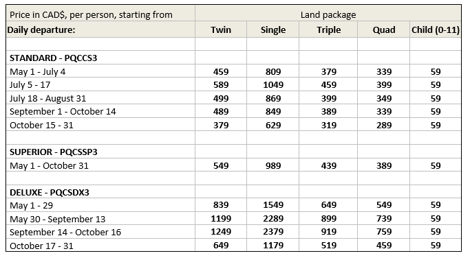 Quebec City experience | CANADA Tours & Travel | ExotikTours